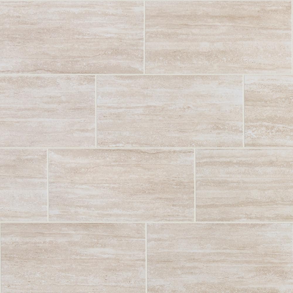 Daltile Glendale Ivory Matte 6 in. x 6 in. Glazed Porcelain Tile Sample ...