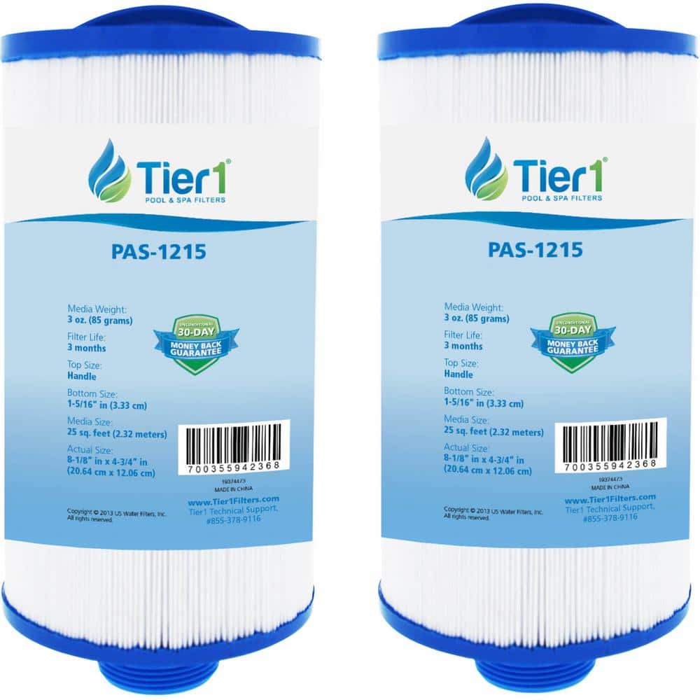 Tier1 8 in. x 5 in. 50 sq. ft. Pool and Spa Filter Cartridge for Dream ...