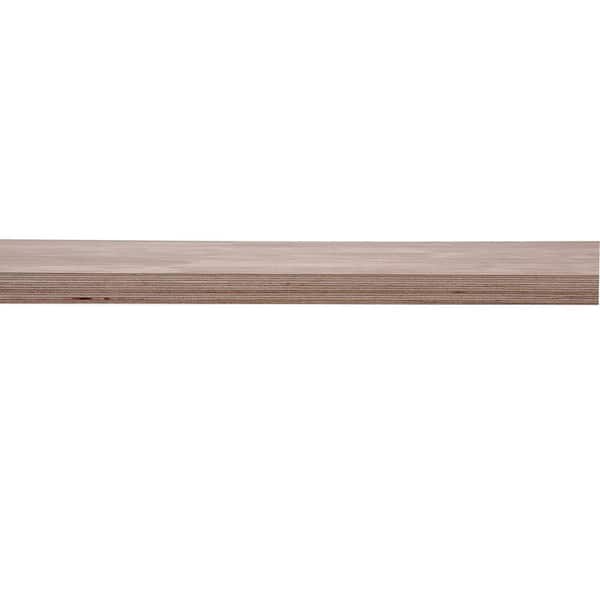 Columbia Forest Products 3/4 in. x 2 ft. x 8 ft. Europly Walnut Plywood ...