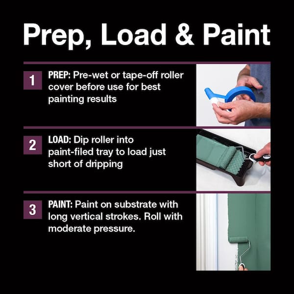 BEHR CoverPro 4 in. Mini Roller Tray Kit (3-Piece) W000740 - The Home Depot