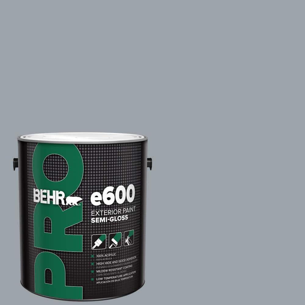 BEHR PRO 1 gal. #MQ5-22 Rainmaster Semi-Gloss Acrylic Exterior Paint ...