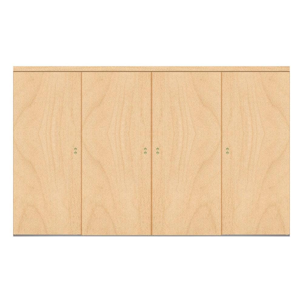 Impact Plus 144 in. x 84 in. Smooth Flush Stain Grade Maple Solid Core ...