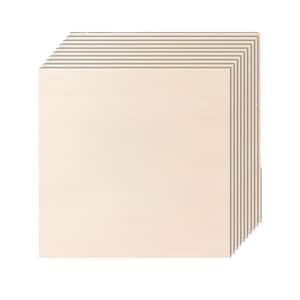 Afoxsos 0.12 in. x 4 in. x 12 in. Balsa Wood Project Panel Unfinished ...
