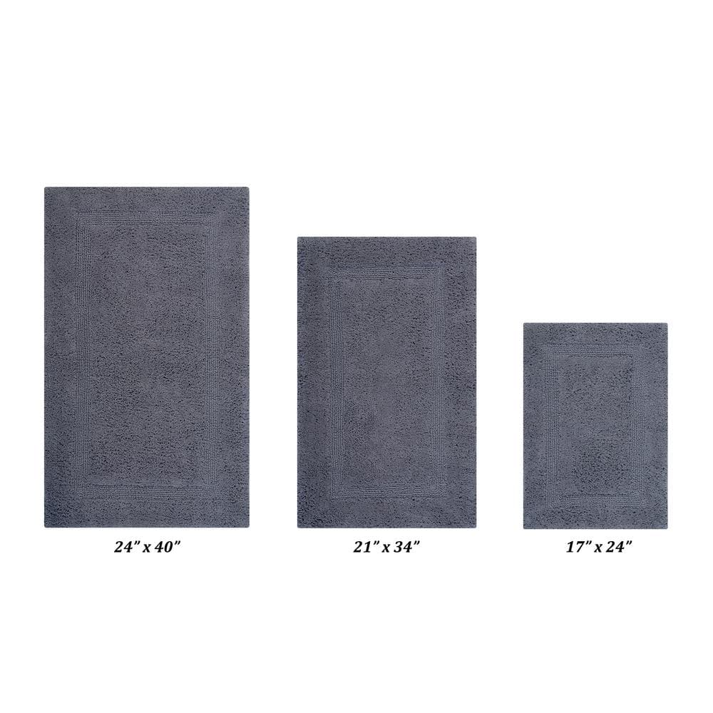 Better Trends Lux Collection Gray 17 in. x 24 in., 21 in. x 34 in., 24 ...