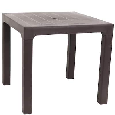 Plastic - Patio Dining Tables - Patio Tables - The Home Depot