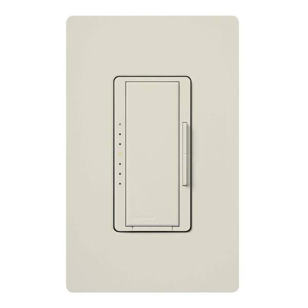 Lutron Maestro 600-Watt Multi-Location Digital Dimmer - Light Almond MA ...