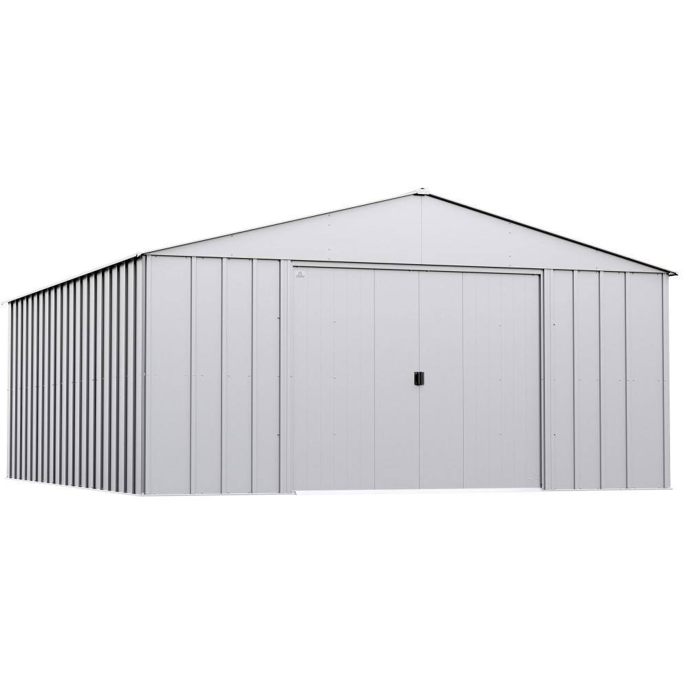 Arrow Classic Storage Shed 17 ft. D x 14 ft. W x 7 ft. H Metal Shed 226 ...