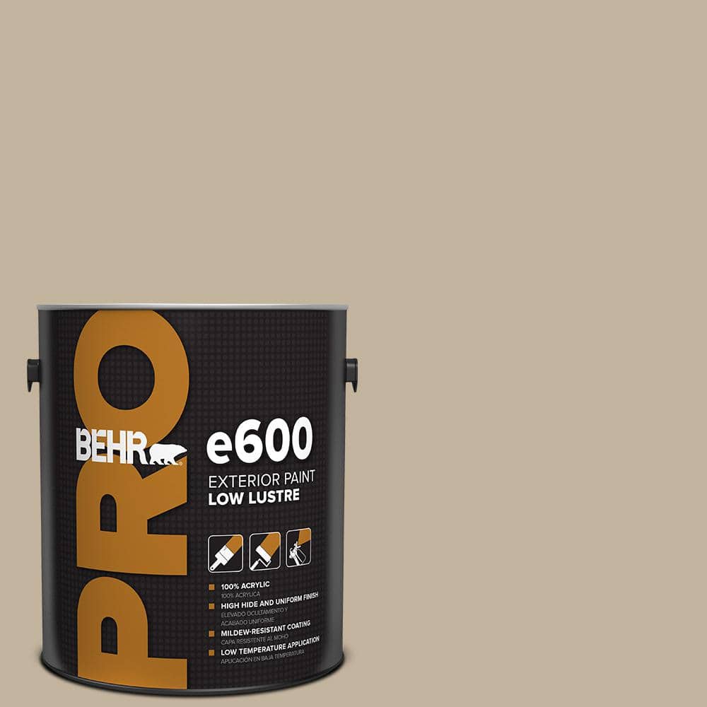 BEHR PRO 1 gal. #BNC-03 Essential Brown Low Luster Exterior Paint ...