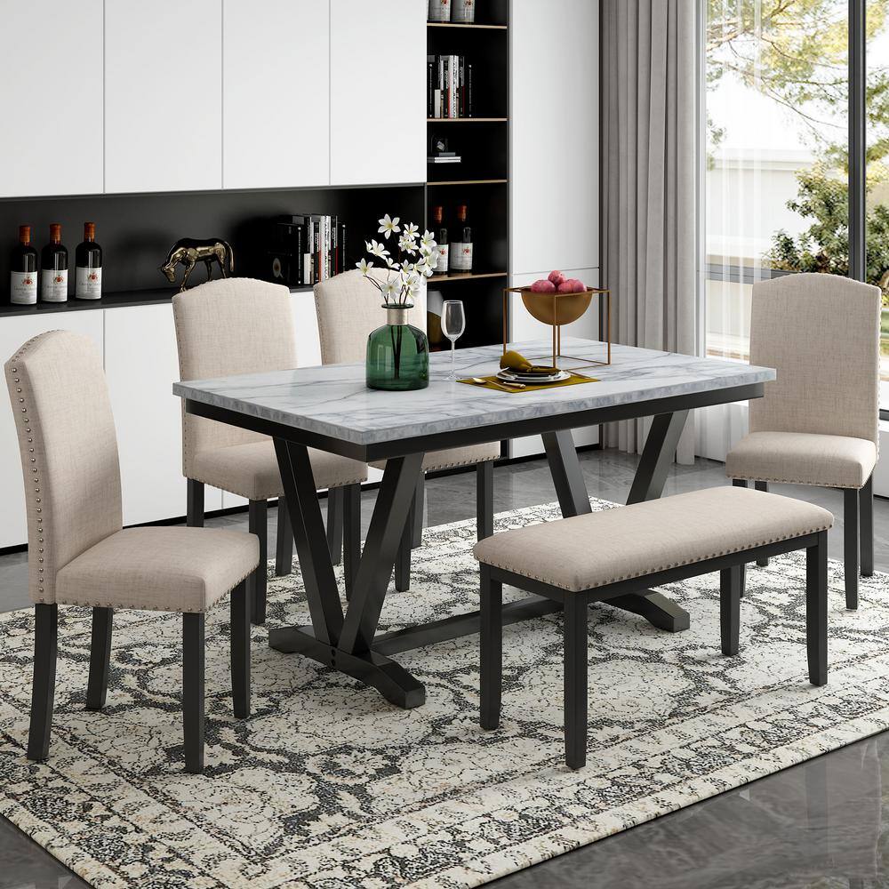 Grey White Dining Room 2025