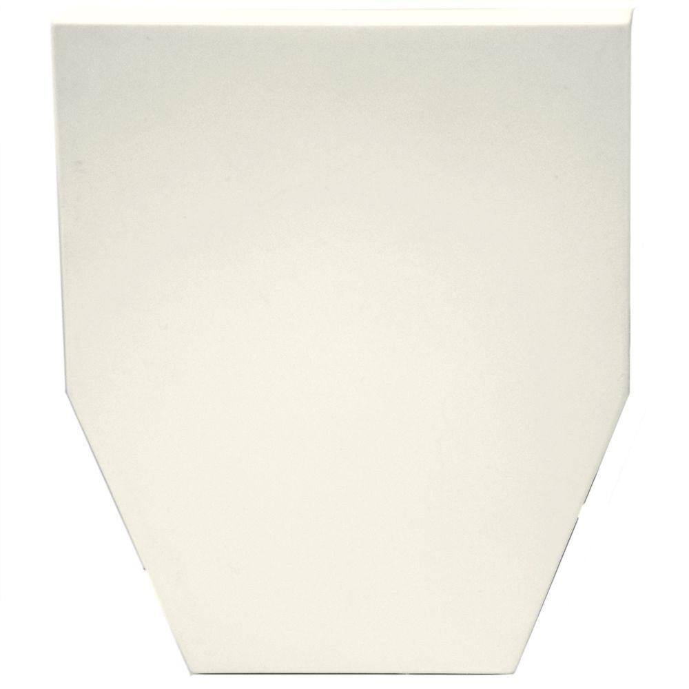 Builders Edge 9 in. Classic Dentil Window Header Keystone in 034 ...