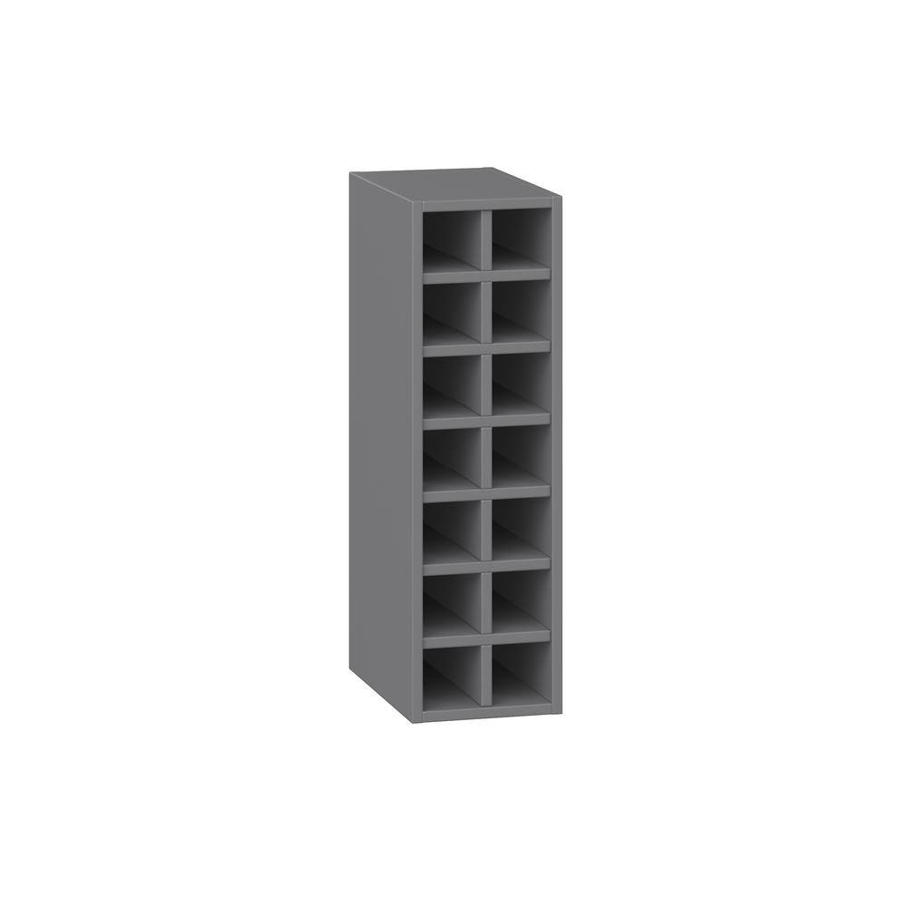 J COLLECTION Roseland 9 in. W x 14 in. D x 30 in. H Assembled Wine Rack ...
