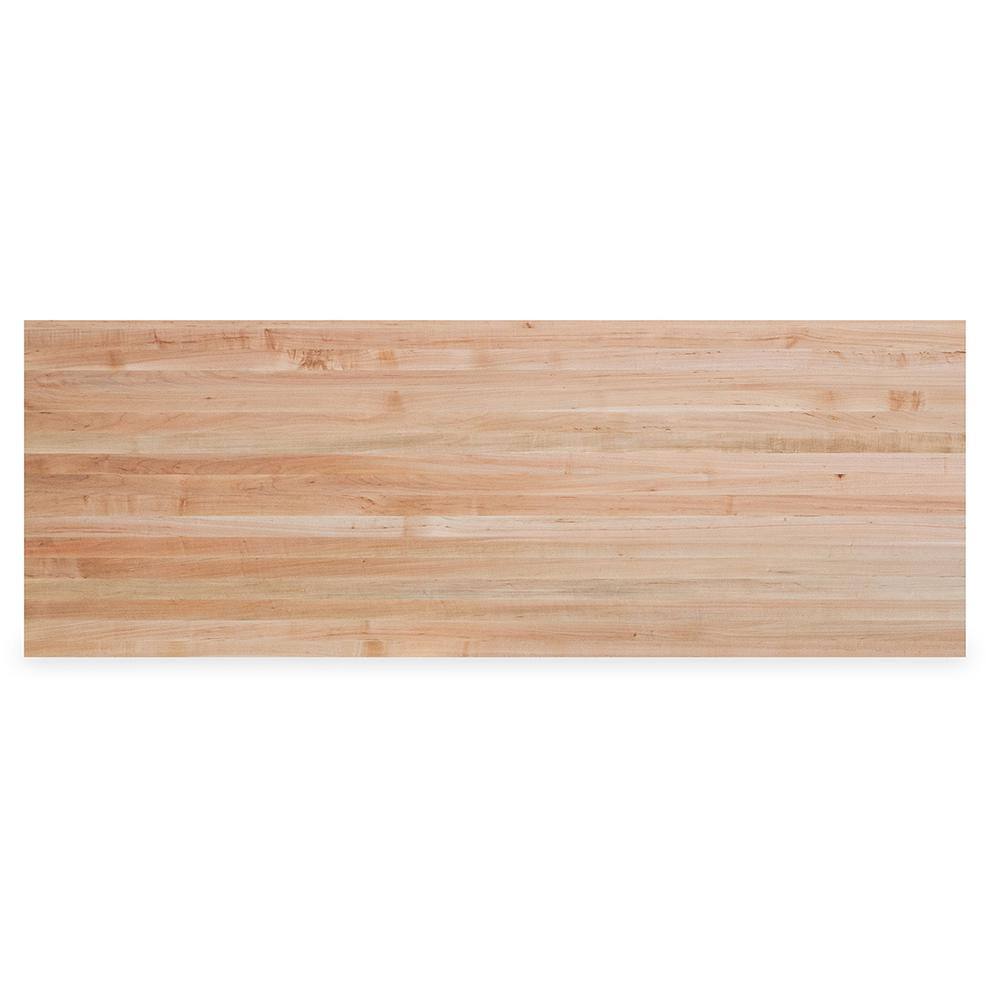 Buy 7 ft. L x 30 in. D x 1.75 in. T Finished Maple Solid Wood Butcher ...