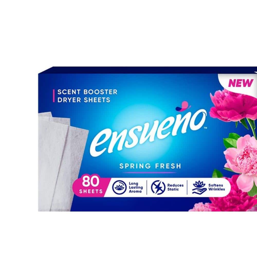 Ensueno Spring Fresh Dryer Sheets 200-Count 0918 - The Home Depot