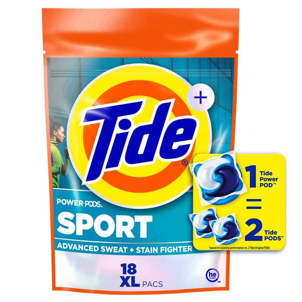 Tide Febreze Odor Eliminator Sport Active Fresh Scent Laundry Detergent ...