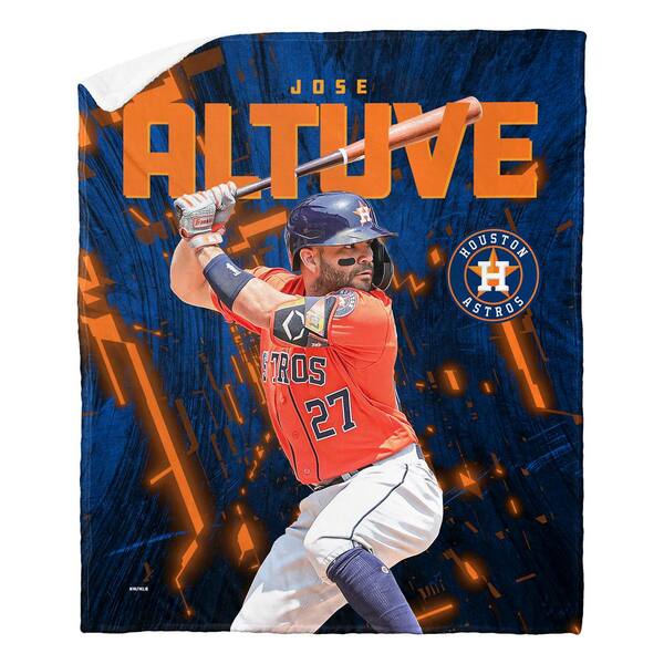 THE NORTHWEST GROUP MLB Astros Jose Altuve Silk Touch Sherpa Multicolor ...