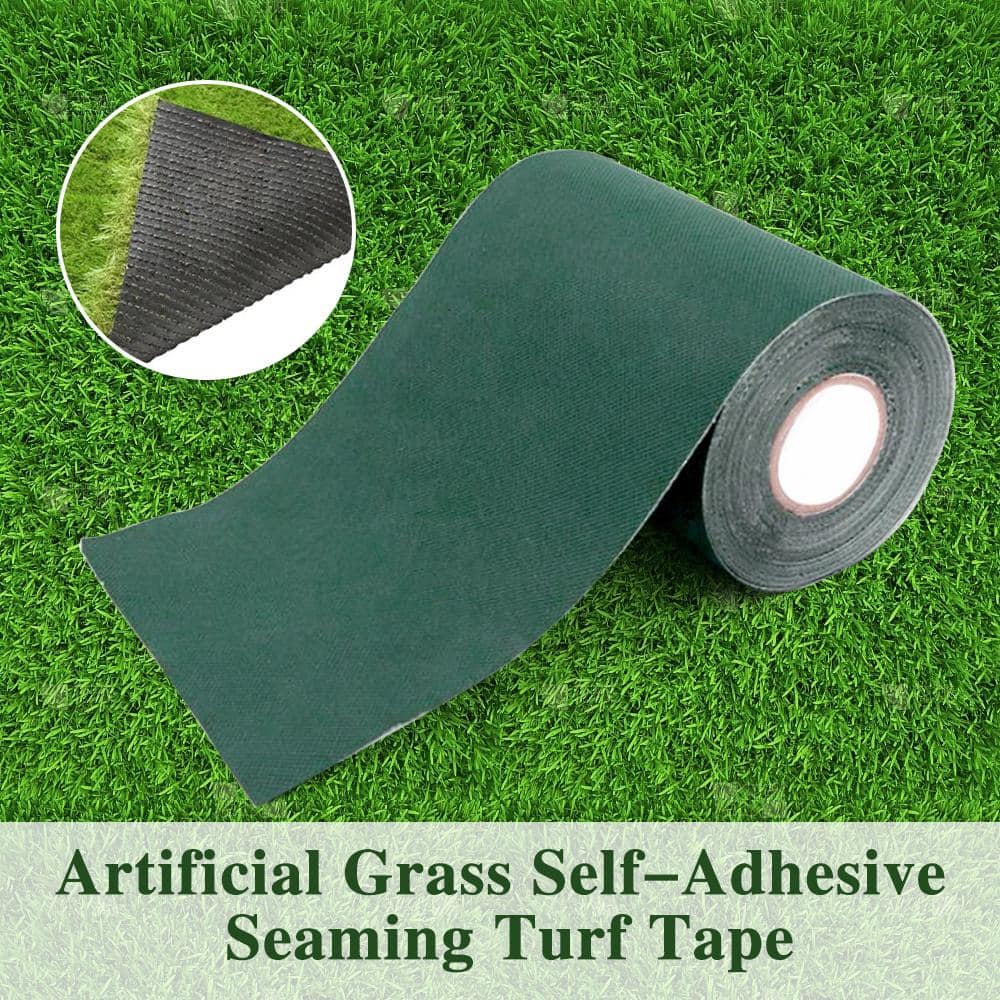 Wellco 6 in. x 33 ft. Artificial Grass Self-Adhesive Seaming Turf Tape AGT633SS - The Home Depot