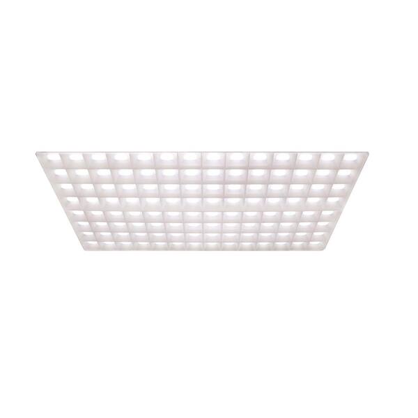 EnviroLite 2 ft. x 4 ft. 5000 Lumens Integrated LED White Honeycomb ... EnviroLite 2 ft. x 4 ft. 5000 Lumens Integrated LED White Honeycomb ...