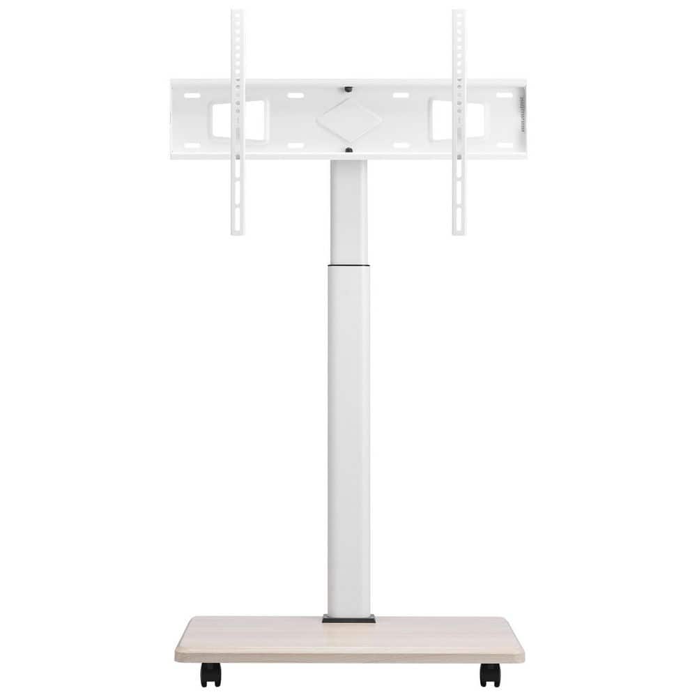 SKYSHALO Rolling TV Stand, Retractable Height Adjustable Wall Mount for ...