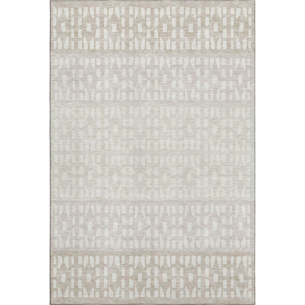 Addison Rugs Mayfield Premium Machine Washable Abstract AMF964 Ivory 8 ...