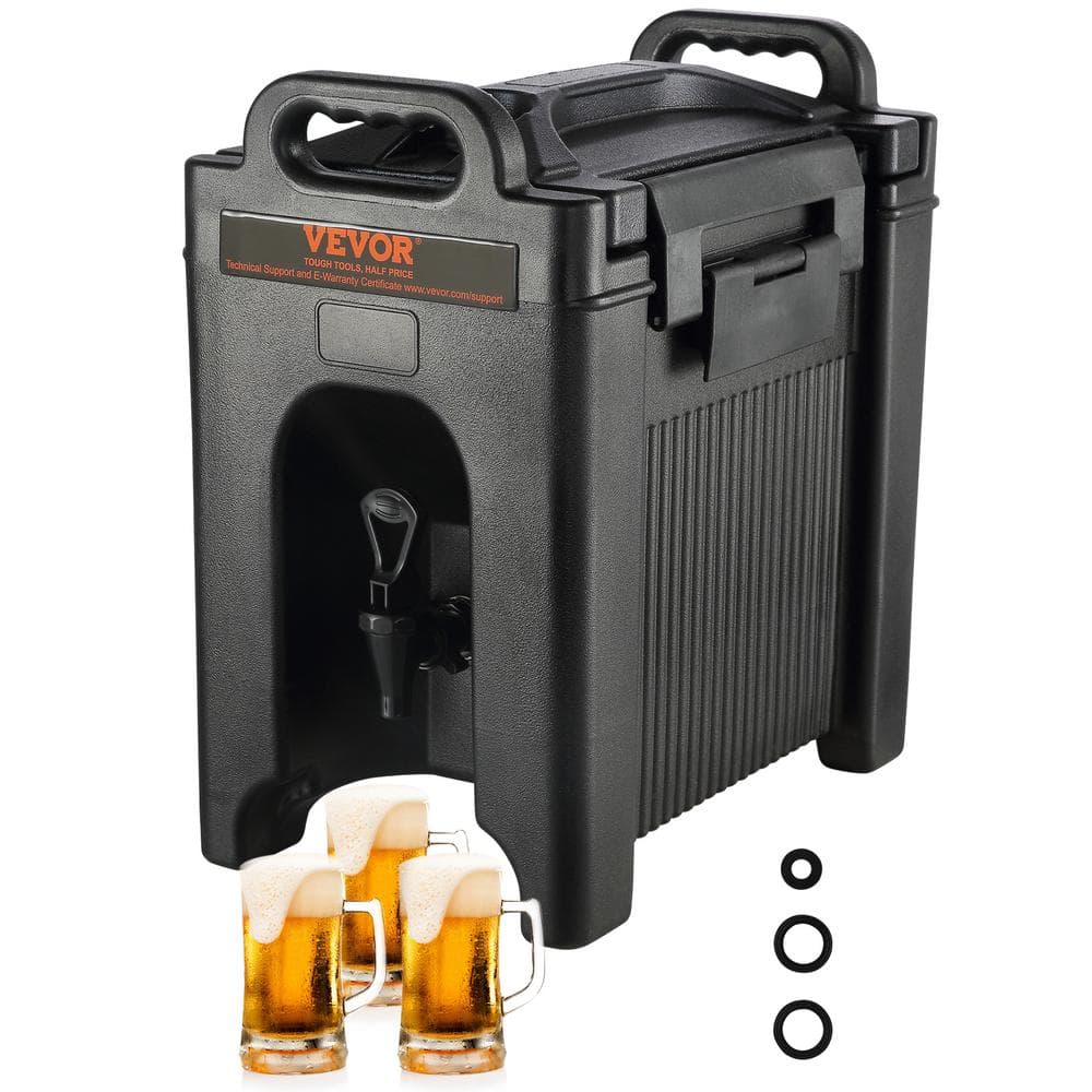 VEVOR Insulated Beverage Dispenser 2.5 Gal. Hot and Cold Beverage ...