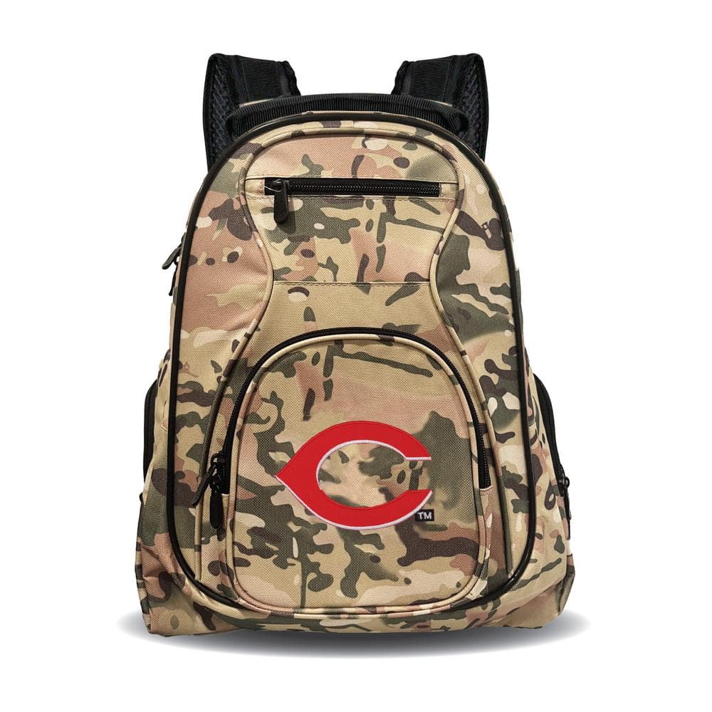 Mojo Cincinnati Reds 19 in. Premium Laptop Backpack-CAMO MLCNL704_CAMO ...