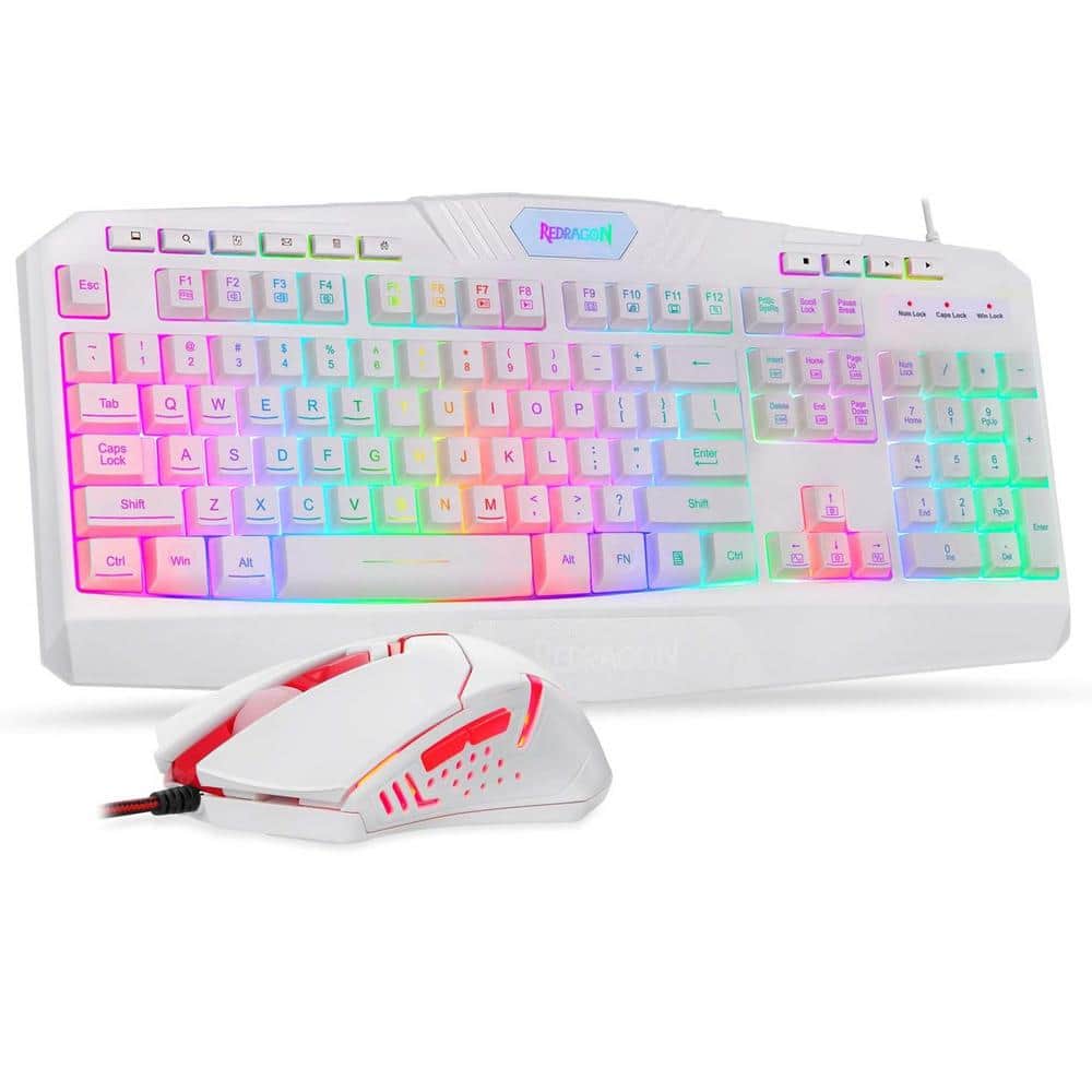 Lukyamzn RGB Backlit Gaming Keyboard, Programmable Backlit Gaming Mouse ...
