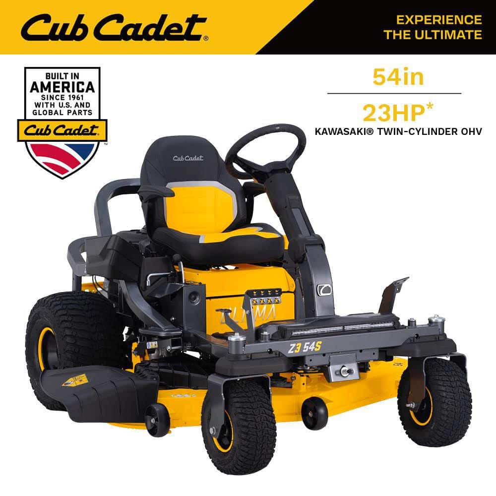 Cub Cadet Ultima Z3 54S in. Fab Deck 23HP V-Twin Kawasaki FR Series ...