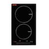 VEVOR Electric Cooktop12 in. 2 Burners Induction Stove Top 1800 Watt ...