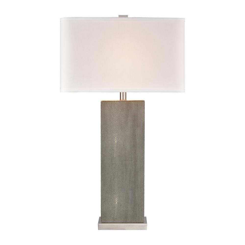 Titan Lighting Lincolnton 34 in. Light Gray Table Lamp D-230222016 ...