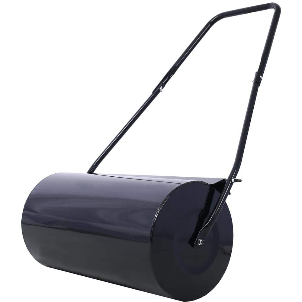 ANGELES HOME 23.5 in. 13 Gal. Lawn Roller Push/Tow Behind Water/Sand ...