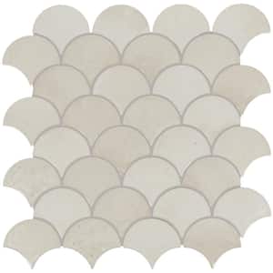 Daltile Restore Bright White 3 in. x 3 in. Glazed Ceramic Arabesque ...