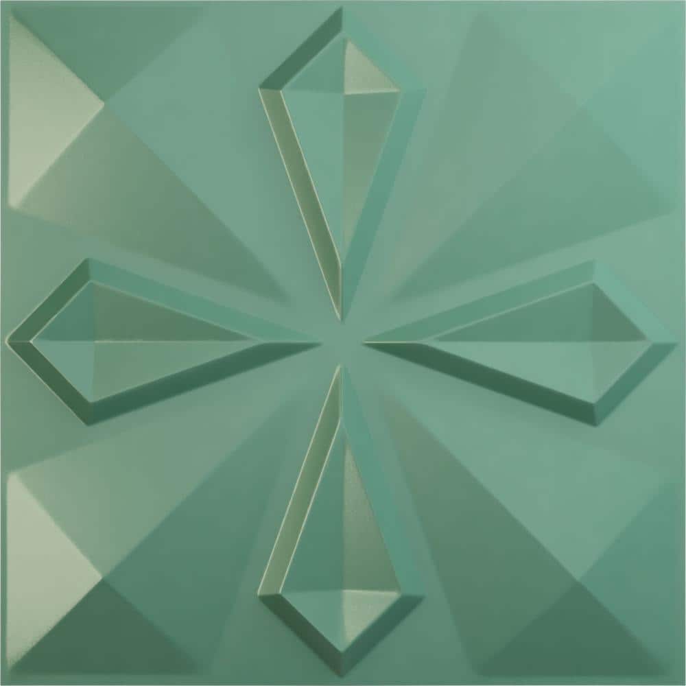 Ekena Millwork 19 5/8 in. x 19 5/8 in. Nikki EnduraWall Decorative 3D ...