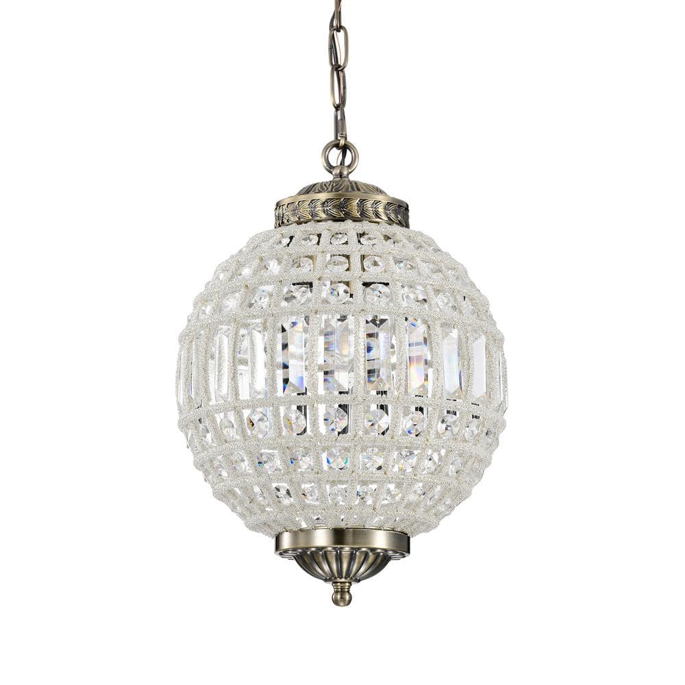 Warehouse of Tiffany 15 in. 3-Light Gaskara Antique Silver Finish ...