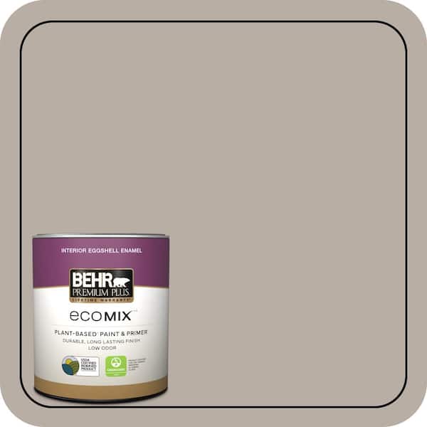 BEHR PREMIUM PLUS 1 qt. #T18-08 Off The Grid Eggshell Enamel EcoMix ...