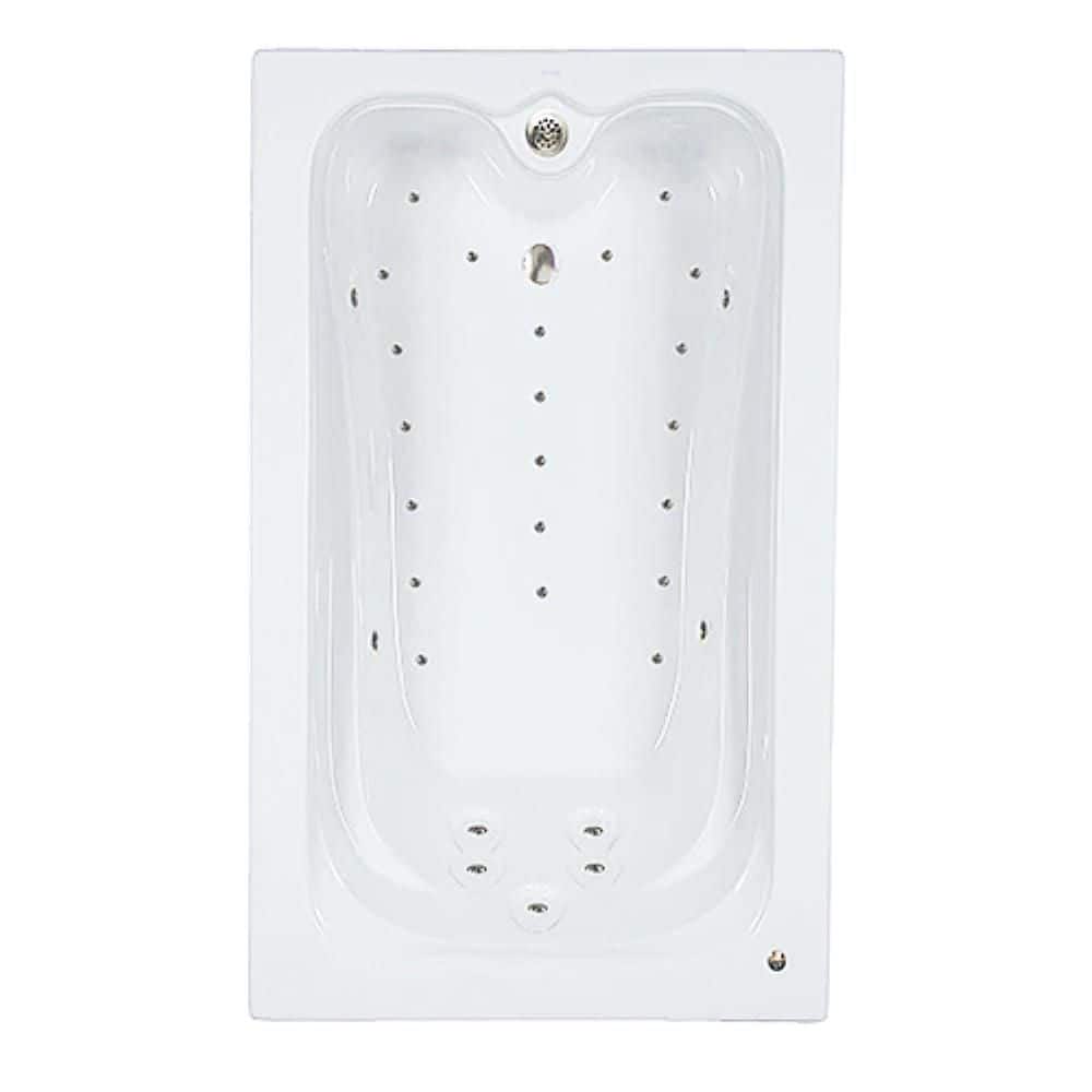 Comfortflo Premier 60 in. x 42 in. Acrylic Rectangular Drop-in Air ...