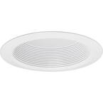 Juno Contractor Select 6 in. White Recessed Baffle Trim with Torsion ...