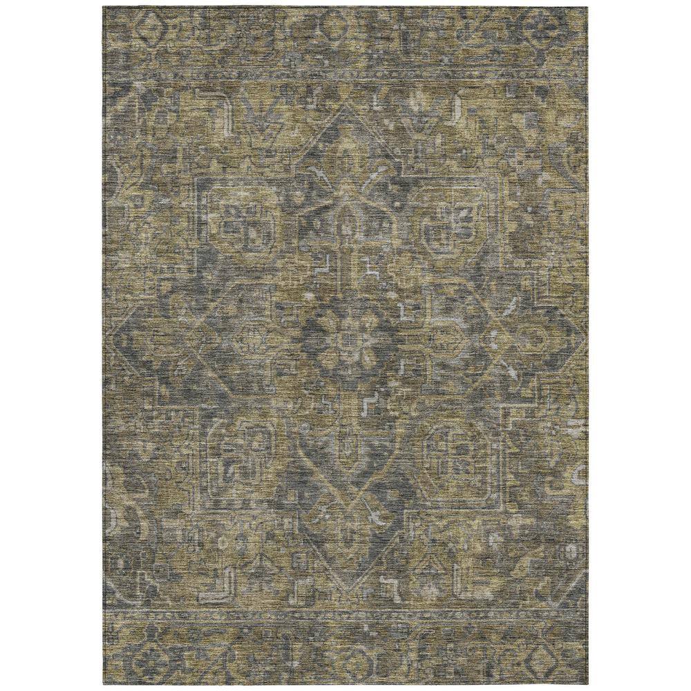 Addison Rugs Chantille ACN571 Chocolate 8 ft. x 10 ft. Machine Washable ...
