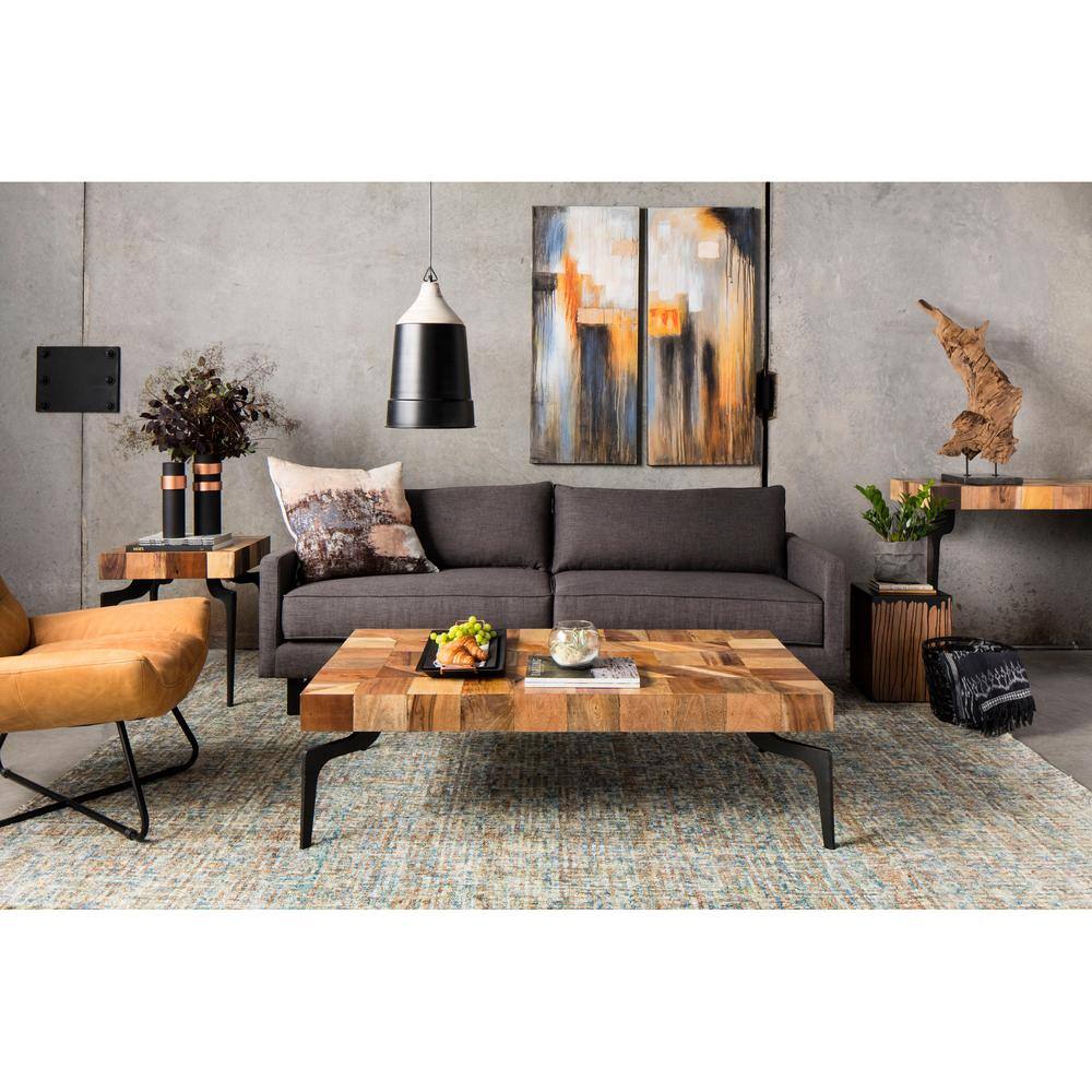 Moe's Home Collection Natural Teak Wood Decorative Statue in Natural EI ...