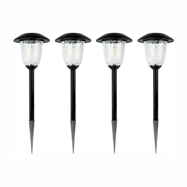 Reviews for Hampton Bay Black Integrated LED Filament-Style Outdoor ...