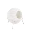 Sam's Pets Nala Wicker Cat Bed Medium in White SP-CB1293WH - The Home Depot