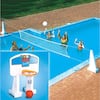Swimline Pool Jam In-Ground Water Basketball and Volleyball Game Combo ...