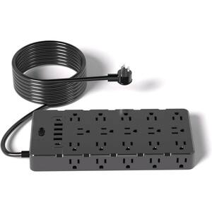 Yichuhaoxi Tower Power Strip Surge Protector with 16 Outlets and 5 USB ...