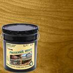 Preserva Wood 5 gal. Tahoma Brown Semi-Transparent Oil-Based Exterior ...