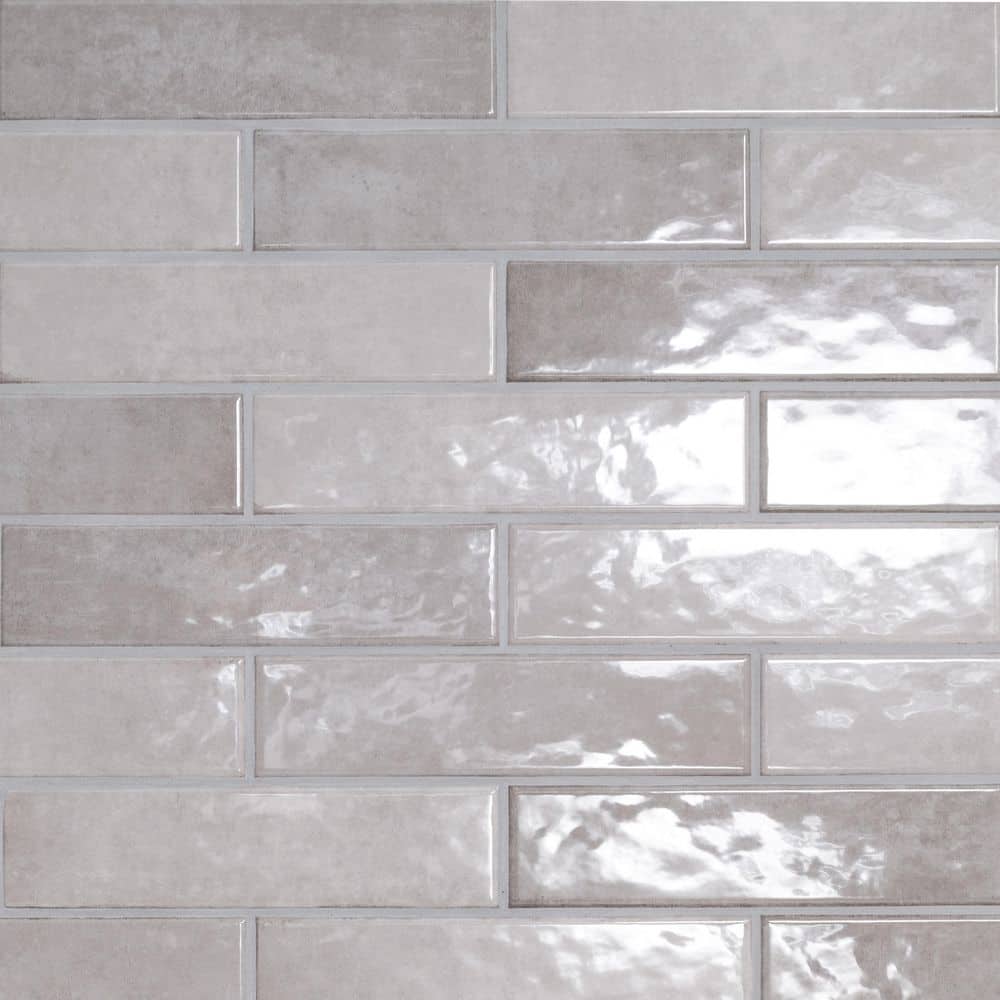 MSI Take Home Tile Sample-Lakeview Sterling 3 in. x 12 in. Glossy ...