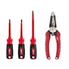 Milwaukee Electrician's 4-Piece Insulated Hand Tool Set with ...