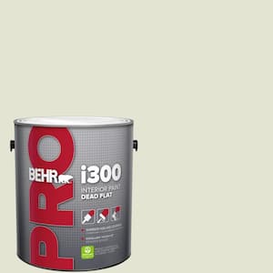 BEHR PRO 5 gal. #S360-1 Yoga Daze Dead Flat Interior Paint PR31005 ...
