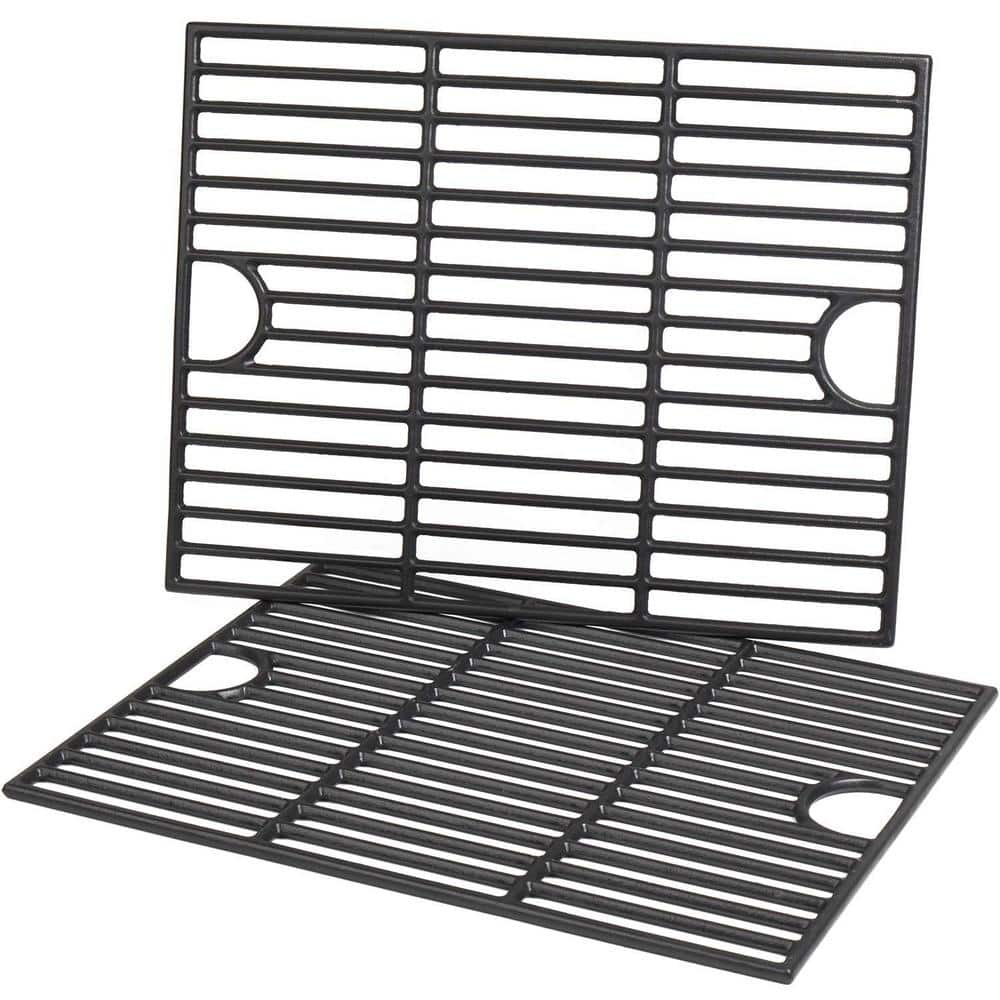 SHINESTAR 17 in. x 13 in. Cast Iron Grill Grates Replacement Parts for ...