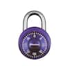Master Lock Dial Number Combination Locker Lock, Purple 1526D - The ...