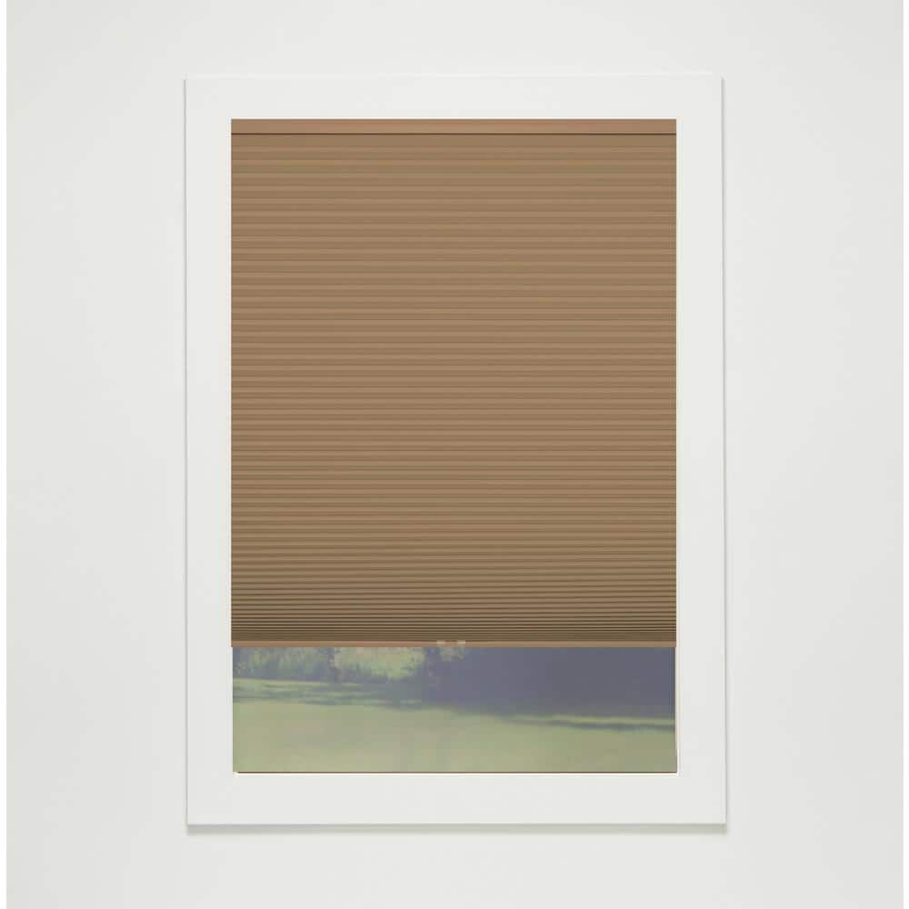 Reviews for Perfect Lift Window Treatment Latte Cordless Blackout Eco ...