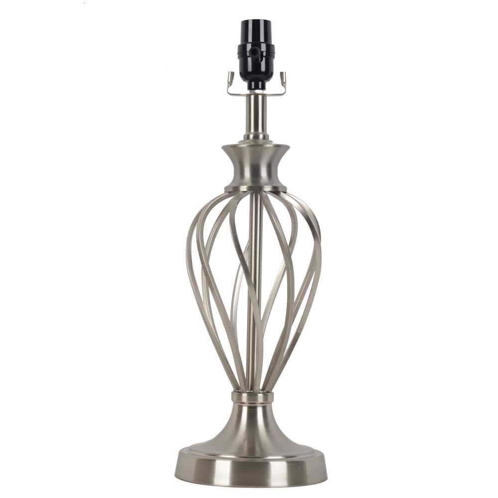 Hampton Bay TTL20 Mix and Match 18.5 in. H Brushed Steel Cage Table ...